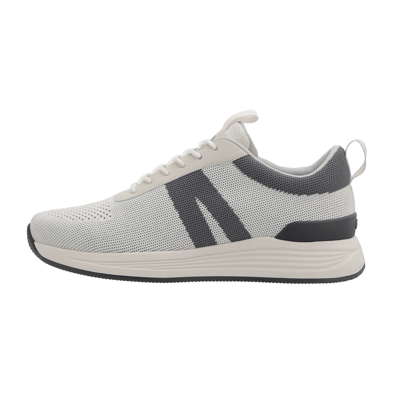 ARA Chicago Lace-Up Sneakers for Men in Grey Textile with Polyurethane